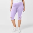 Bixock Women's Wide Leg Capri Pants Hollow Out Yoga Plus Size Elastic ...
