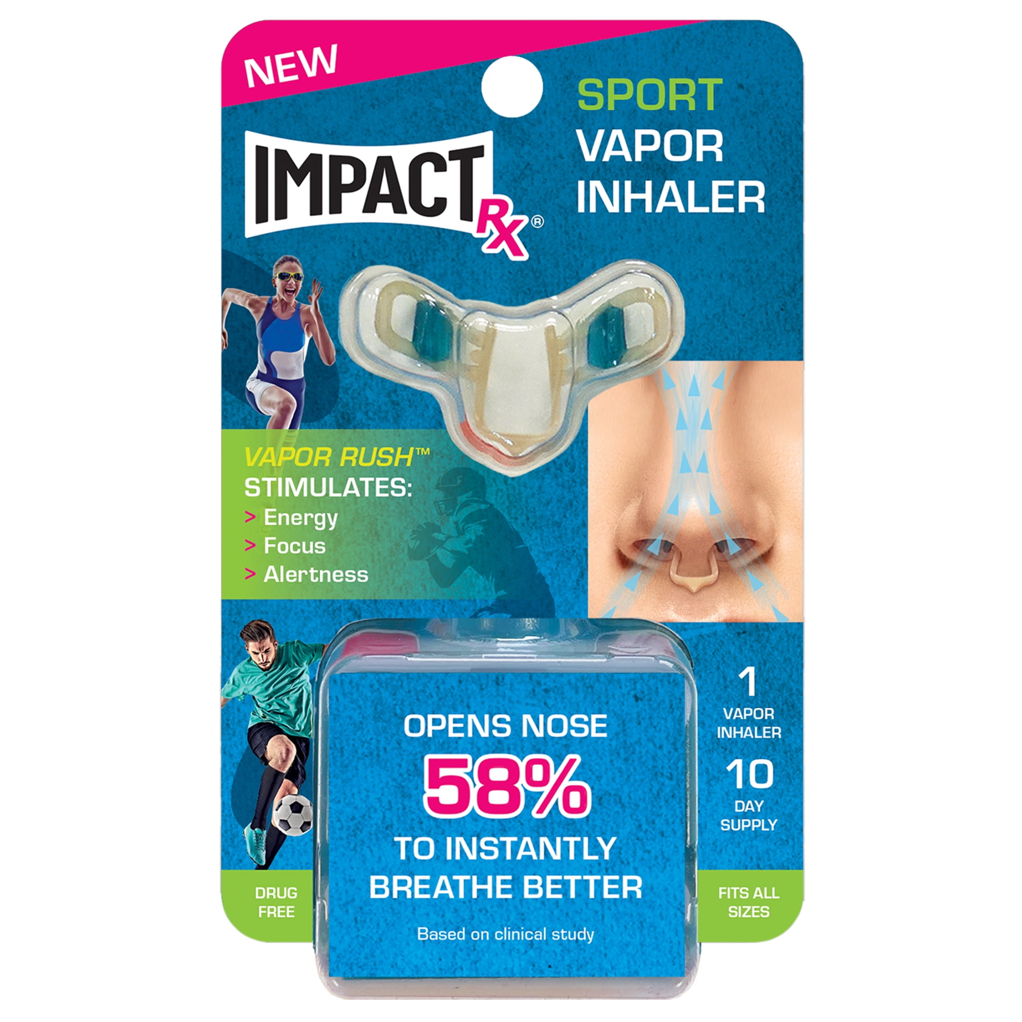 ImpactRx, Intra-Nasal Sport Vapor Inhaler, 1 Ct. - Walmart.com