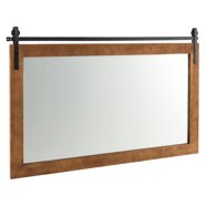 Clavie Rustic Metal Framed Farmhouse Style Rectangular Mirror, 40*26 ...