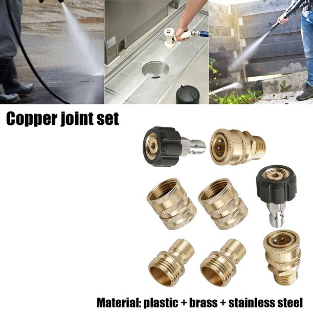 Clairlio 3/4 Inch Quick Disconnect Kit 5000 PSI Quick Release Kit for ...