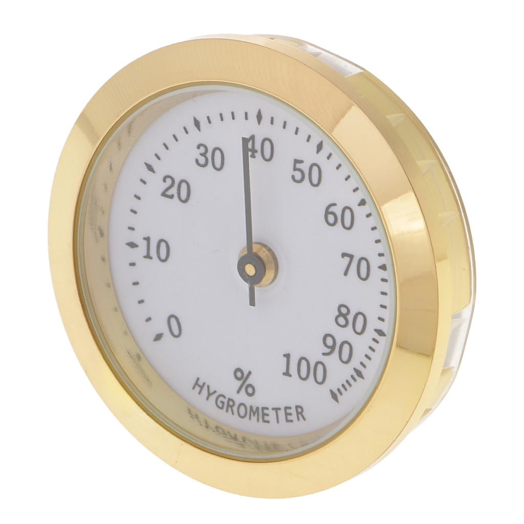 Metal Hygrometer Humidifier Box Accs 36mm Hygrometer Portable ...