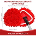 3 Pack Chenille Mop Heads Replacements Compatible with 1 Tank System ...
