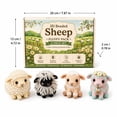 3D Beaded Pet DIY Kit – Cat Dog Beading Craft Set, Beginner Friendly ...