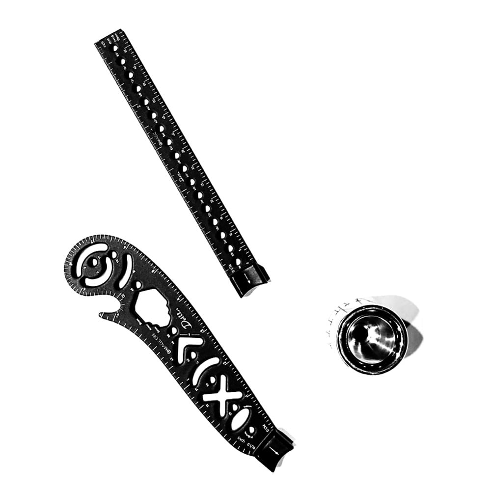 Multifunction Magnetic Protractor Rotation Angle Ruler Drawing Rulers ...