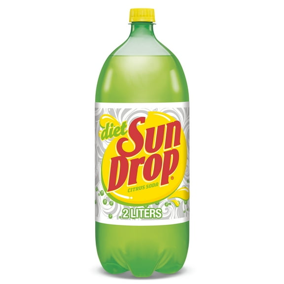 Diet Sun Drop Caffeine Free Citrus Soda Pop, 16.9 fl oz, 6 Pack Bottles ...
