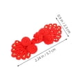BESTYASH 10Pcs Red Chinese Frog Closures for Clothes Traditional Knot ...