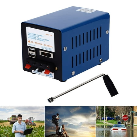 Spptty High Power Hand Cranked Generator For Emergency Outdoor USB ...