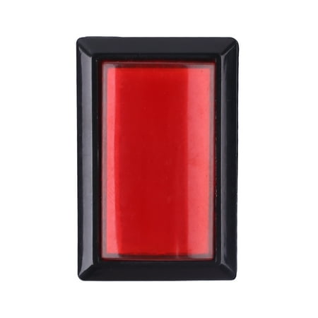 LED Light Illuminated Arcade Video Game Rectangle Push Button Micro ...