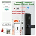 Biometric Fingerprint Door Lock K7 Pro+ Smart Lock Tuya App Remote ...