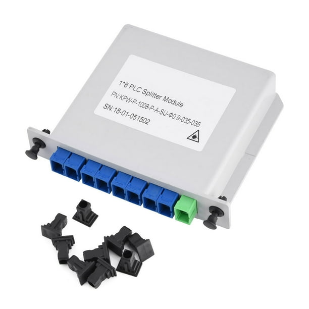 Fiber Branching 1 x 8 Cassette Card Inserting PLC Splitter Module ...