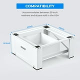 "Matalde Heavy Duty Dual Laundry Pedestals with Drawers, 350Lb Capacity ...