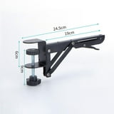 Under Desktop Mouse Keyboard Tray Clamp Sturdy for Pull Out Keyboard ...