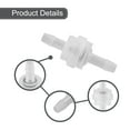 3Mm To 12Mm Plastic White Check Valve Way Non-Return Valve Oil Gas ...