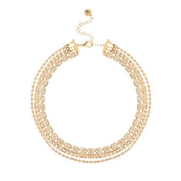 Jessica Simpson Gold tone Layer Chain Necklace - Walmart.com