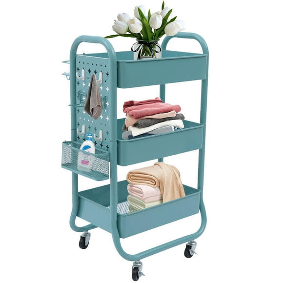 Rolling Pegboard Cart
