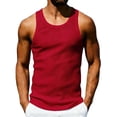 cllios Men's Ribbed Knit Tank Tops Slim Fit Y-Back Muscle Tank Top ...
