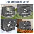 Air Conditioner Outdoor Cover Black 38"W x 38"D x 40"H All Seasons AC ...