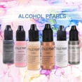 QUSENLON Metallic Alcohol Ink Set 6 Color Concentrated Extreme Shimmer ...