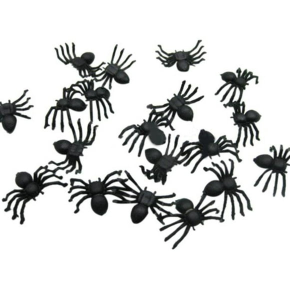 Small Plastic Spiders