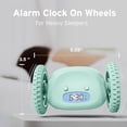 Alarm Clock on Wheels – Loud Rolling Alarm Clock for Heavy Sleepers ...
