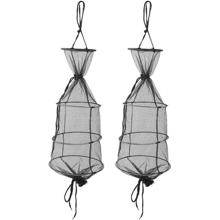 Floating Fishing Basket, Steel Wire Mesh Fish Cage, Fishing Man for ...