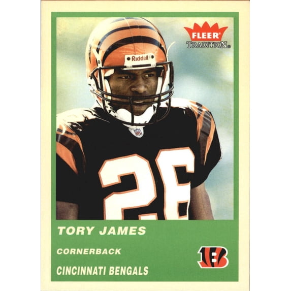2004 Fleer Tradition Green #298 Tory James NFL Football Trading Card ...