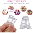 Pack of 10 Transparent Nail Clips, Polygel Nail Clips, Polygel Nail ...