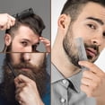 Metal Mustache Comb Portable Grooming Tool For Beards Travel Friendly ...