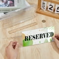 24Pcs Acrylic Table Nameplate 3.2×7.9 Inch V-Shaped Acrylic Sign Holder ...