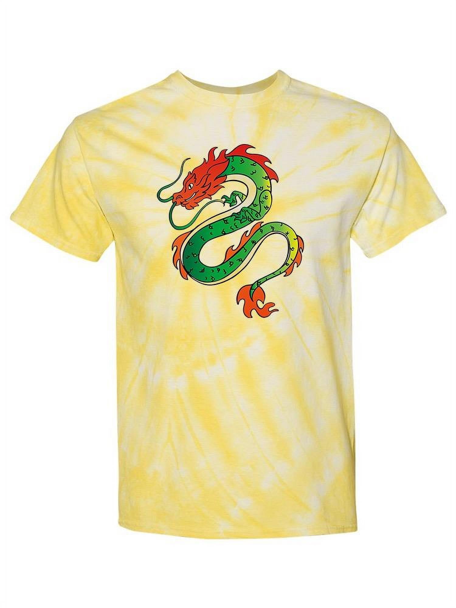 Traditional Asian Dragon Tie-Dye Cyclone Men -Smartprints Designs, Male ...