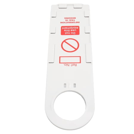 Site Warning Sign, White Indication Label Prompt Card For Logistics ...