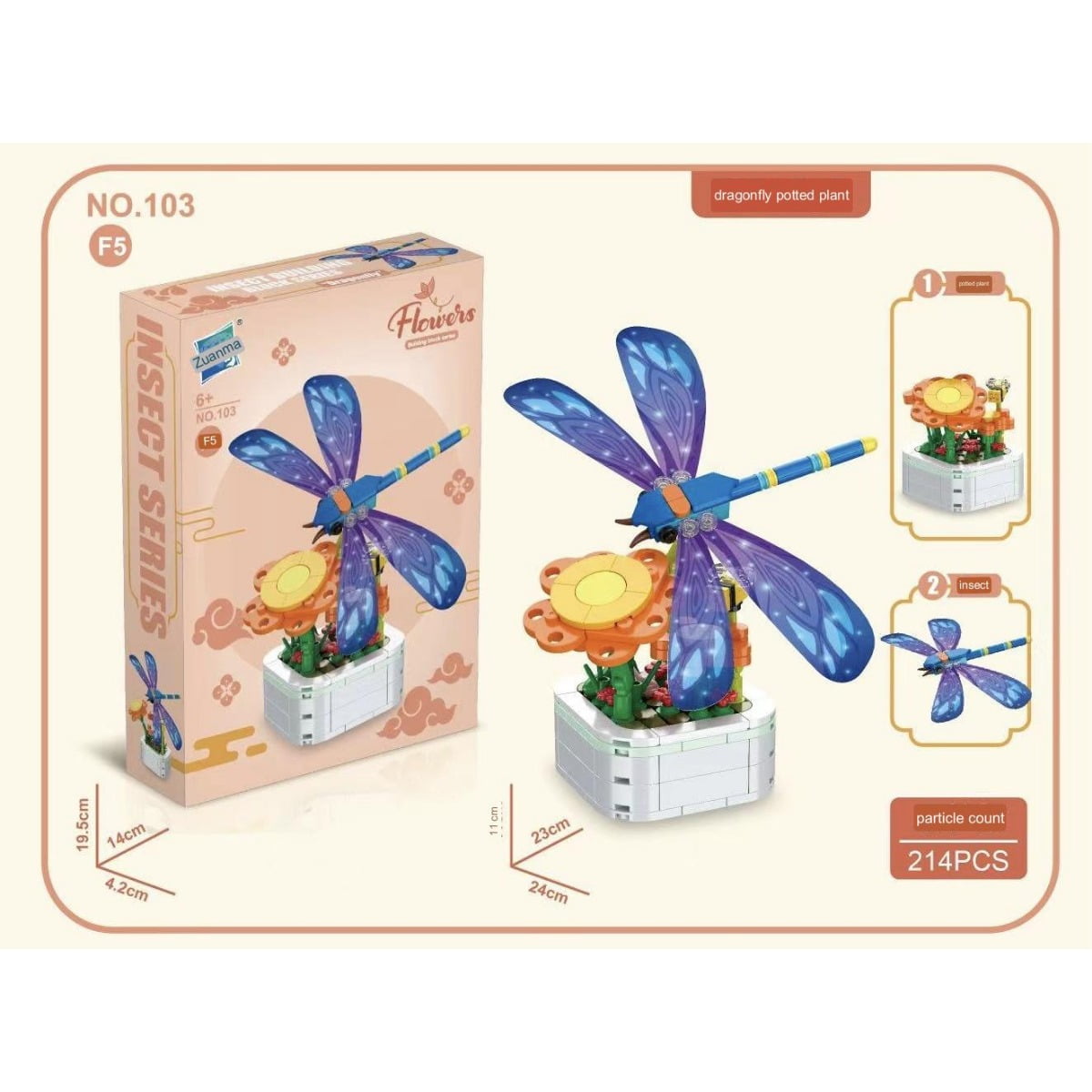 1 Set Mini Building Blocks Smooth Edges Spatial Imagination Ability ...