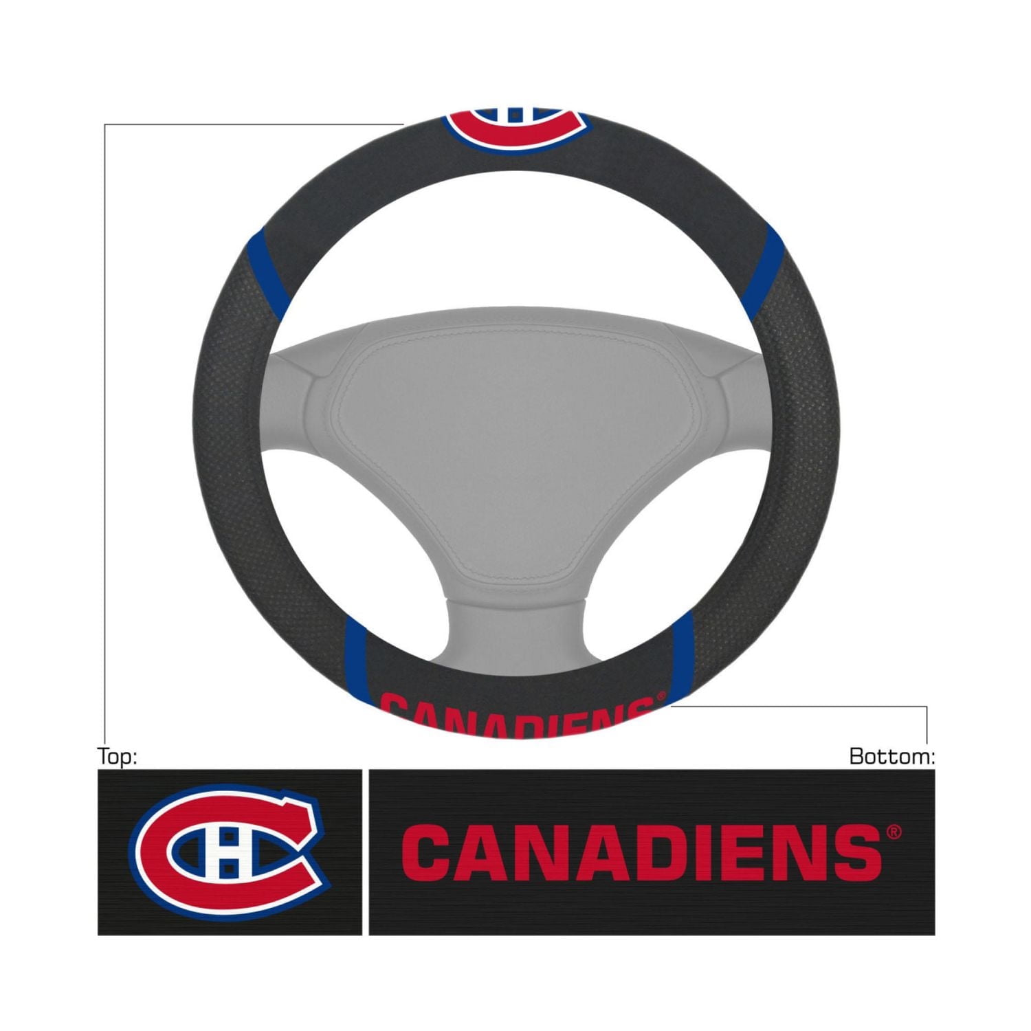 Click here for Fan Mats Nhl Montreal Canadiens Steering Wheel Cov... prices