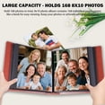 8x10 Photo Album 168 Pockets Holds 168 Photos, Large Capacity Leather ...