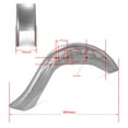 6'' Extended Steel Rear Fender for 86-17 Harley Heritage Softail ...