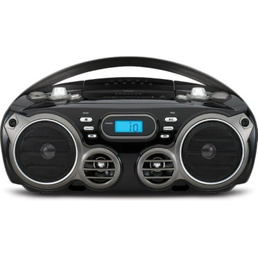 Blackweb Bluetooth CD Player with FM Radio, Red and Black - Walmart.com