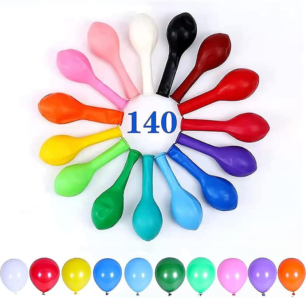 140 globos de 12 pulgadas, 10 tipos de globos de colores variados ...