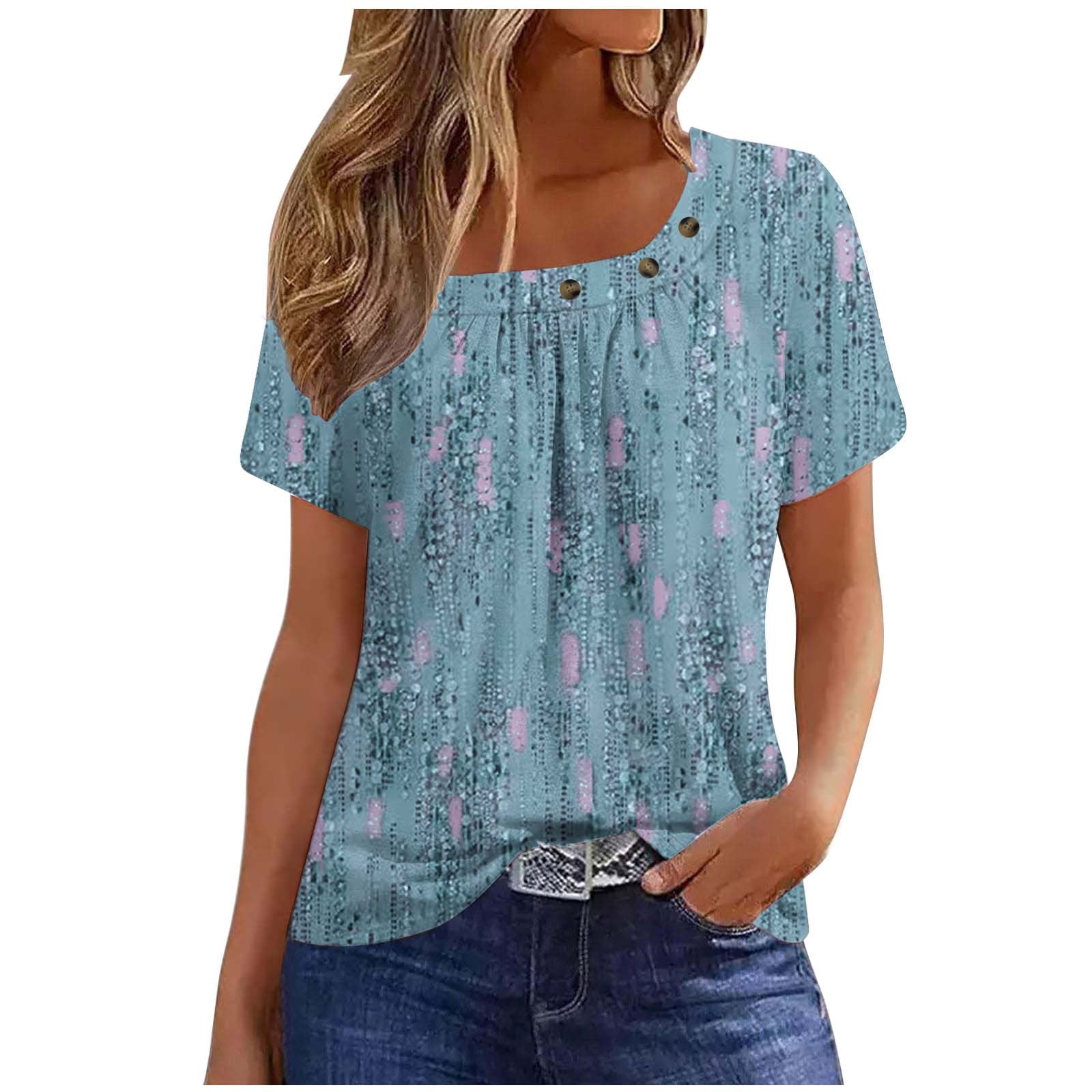 Click here for Clearance Staron Trendy Tops For Women Floral Prin... prices