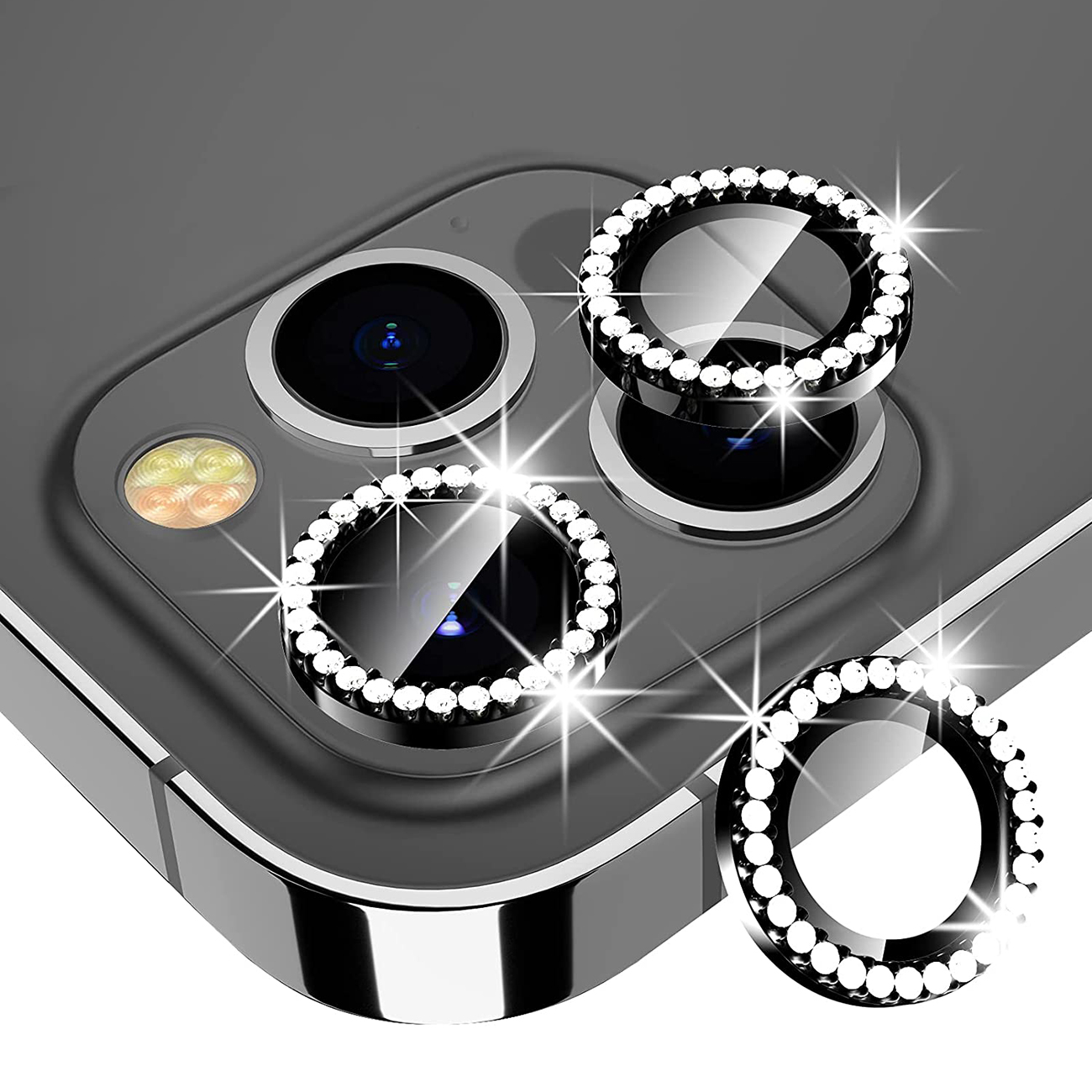 Reiko Diamond Camera Lens Protector, Diamond Tempered Glass Camera ...