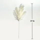Mainstays 37" H Artificial Pampas Grass Stem, Faux Reeds Floral Stem ...
