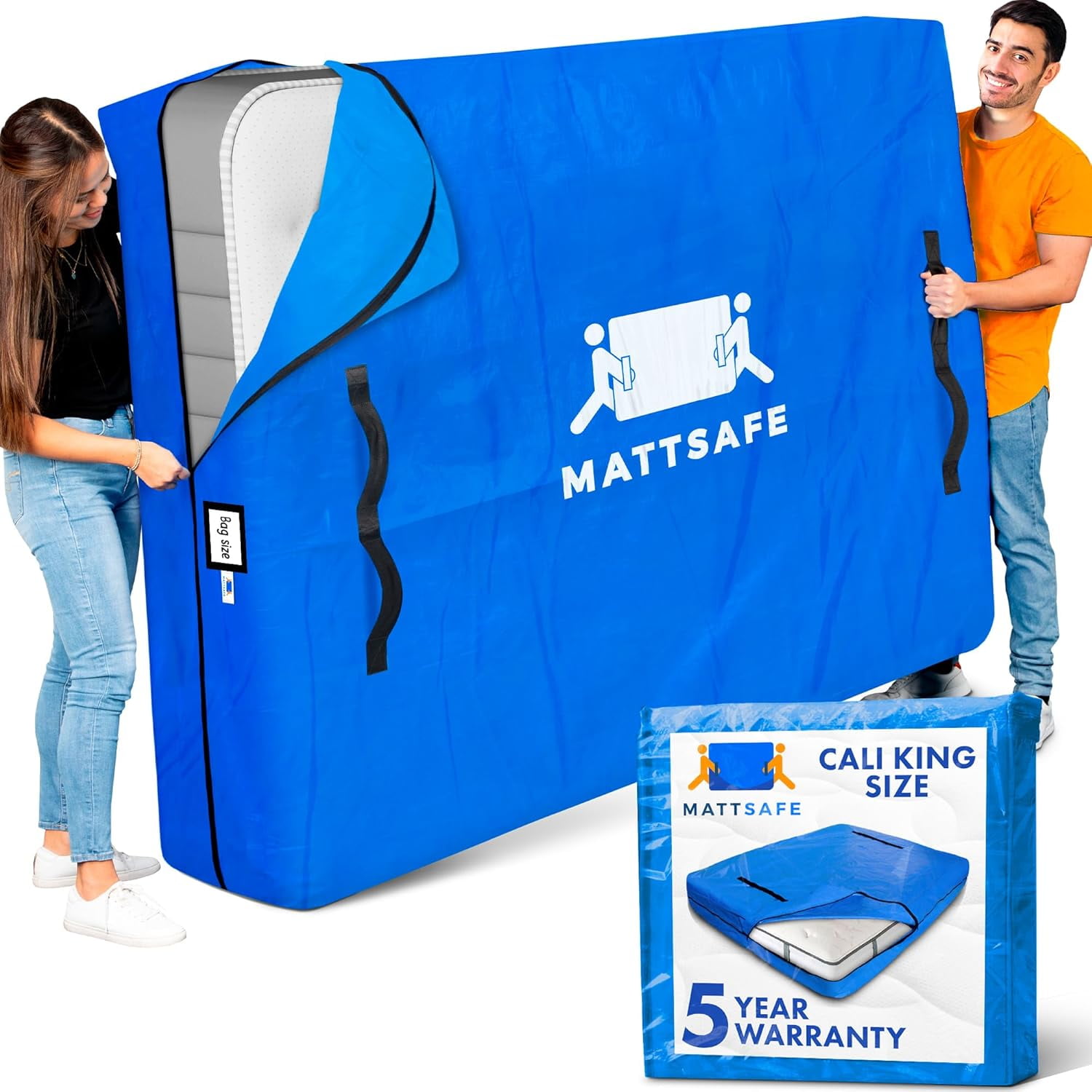 Click here for Unbranded Cali King Bluemattress Bags For Moving A... prices