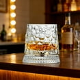 260ML Spinning Whiskey Glasses,Rotatable Old Fashioned Glasses,Help ...