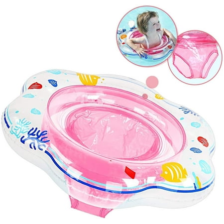 MAFNIO Baby Swimming Ring Float, Inflatable Baby Swim Ring with Seat ...