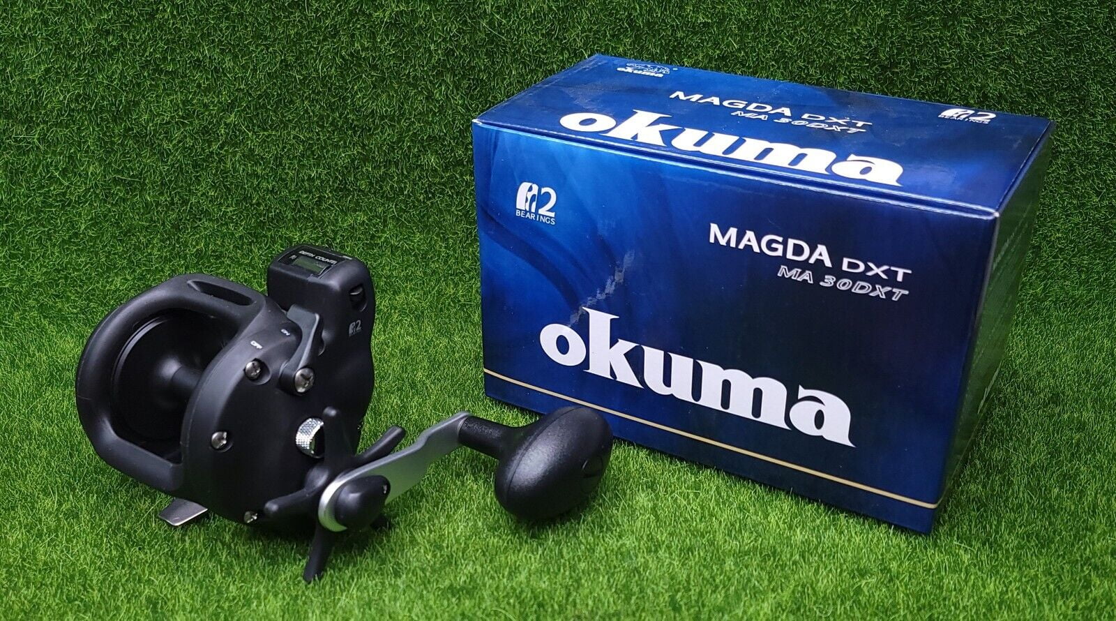Okuma Magda Pro DXT 5.1:1 Levelwind Line Counter Reel, Right Hand - MA ...