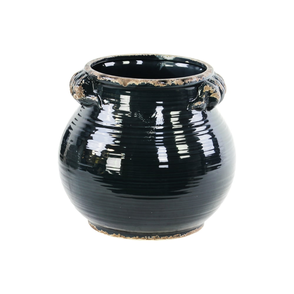 Urban Trends Collection: Ceramic Pot Gloss Distressed Finish - Walmart ...