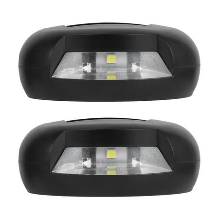 Destyer 2 Pieces Solar Lights Outdoor IP65 Waterproof 2LED Night Lamps Sensor Safety Bright ...