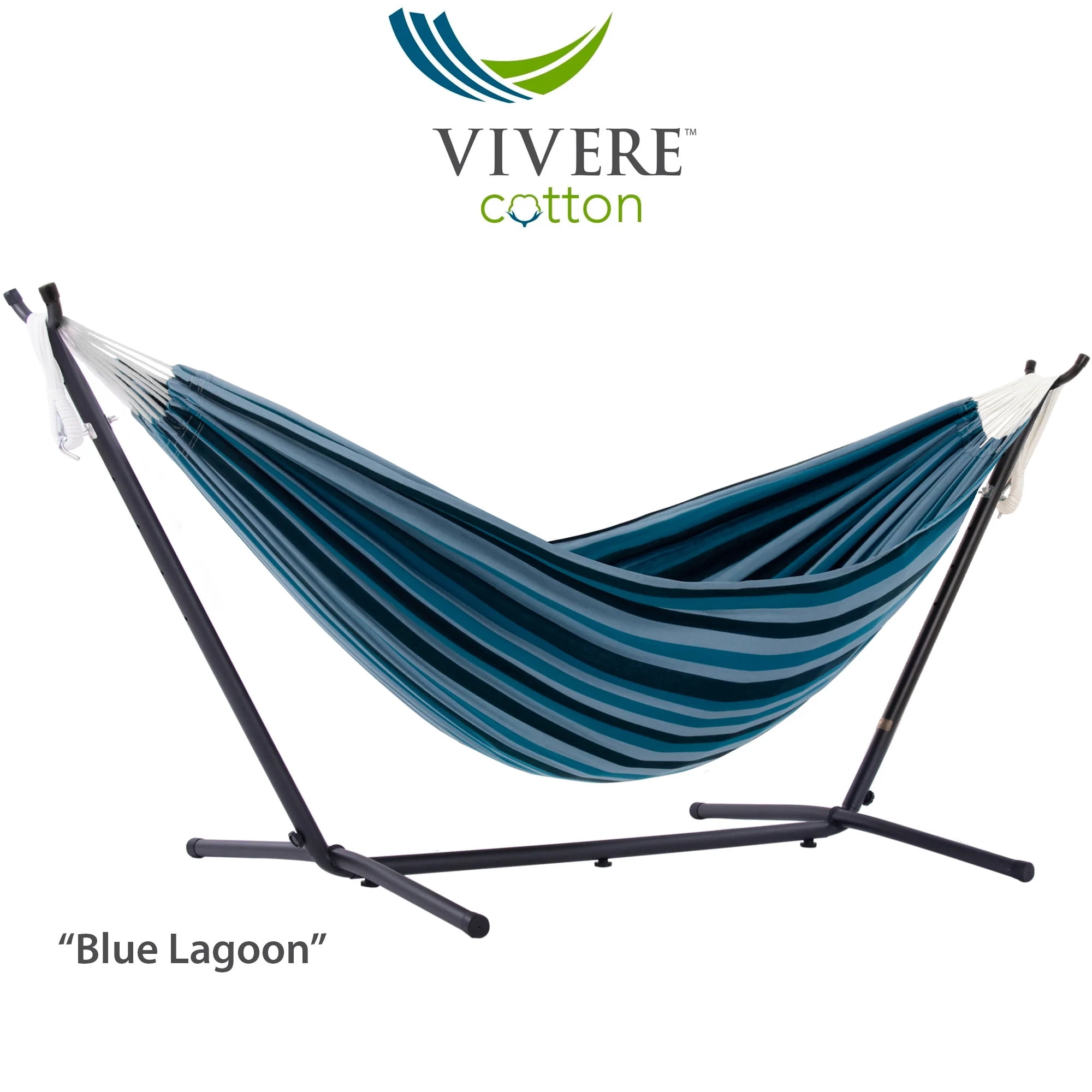 Click here for Vivere Double 2-Person Cotton Hammock With Stand A... prices