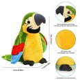 Talking Parrot Repeats What You Say Electric Interactive Animated Toy ...