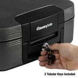 SentrySafe CHW20201 Fire-Resistant and Water-Resistant Chest Safe with Tubular Key Lock 0.28 Cu ...
