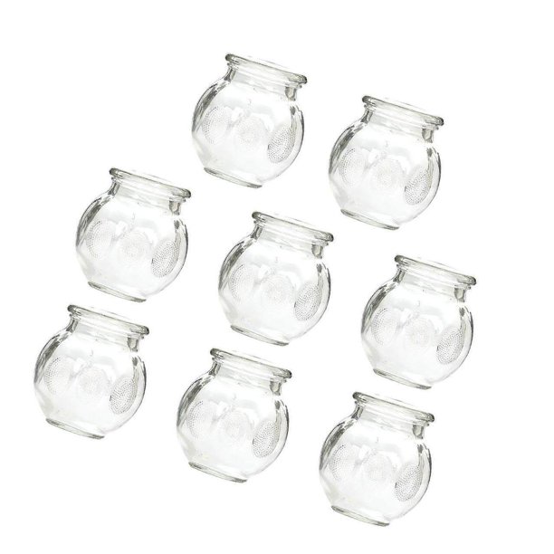 Freer Professional 8pcs Glass Cupping Therapy Set Jars Glass Fire new ...